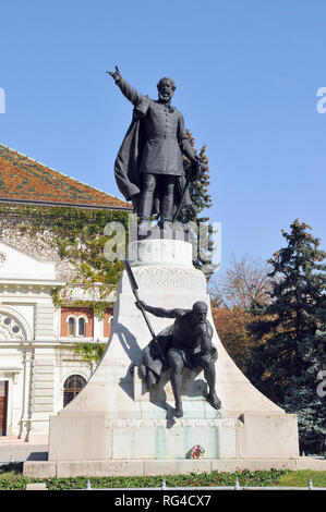Statue of Lajos Kossuth, Kecskemét, Bács-Kiskun county, Hungary ...