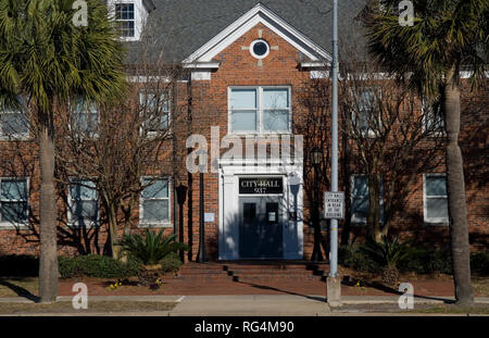 Municipal building, Carolina Beach, N. C. , City & town halls, Tichnor ...