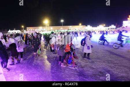 Harbin, Harbin, China. 28th Jan, 2019. Harbin, CHINA-Scenery of Harbin ...