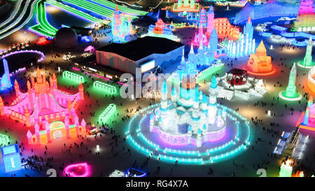 Harbin, Harbin, China. 28th Jan, 2019. Harbin, CHINA-Scenery of Harbin ...