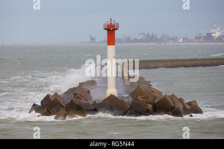 Dunkirk, France - A general view of the Port of Dunkirk (Dunkerque ...