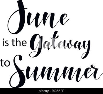 Lettering composition of every month of the year. Vector illustration ...