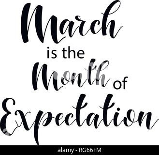 Lettering composition of every month of the year. Vector illustration ...