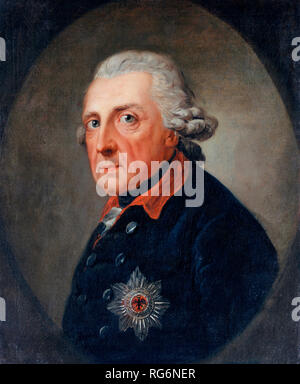 Vintage painting of Frederick the Great of Prussia Stock Photo - Alamy