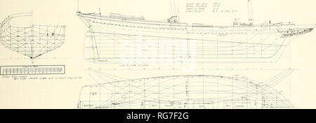 Half scale model of historical schooner, Rose Dorothea, inside ...