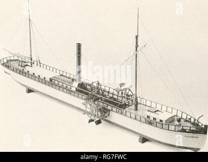 Robert Fulton's The North River Steamboat of Claremont navigating from ...