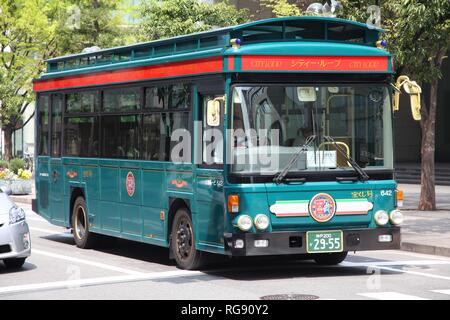 Kobe City Loop bus, Kobe, Japan Stock Photo - Alamy