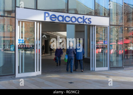 Peacocks Shopping Centre Woking Stock Photo - Alamy