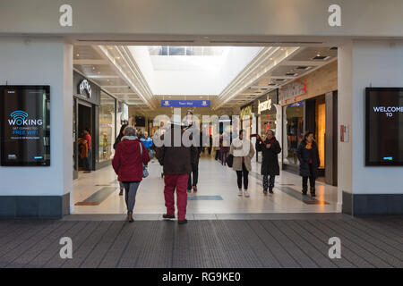 woking shopping centre Stock Photo - Alamy