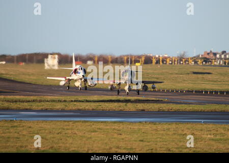 A flight of Douglas A-4N Skyhawks operated by BAE Systems Flight ...