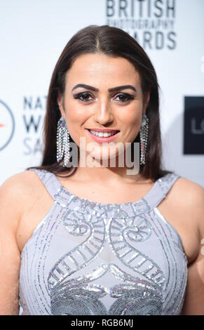 Amel Rachedi attending the British Photography Awards 2019 held at the ...