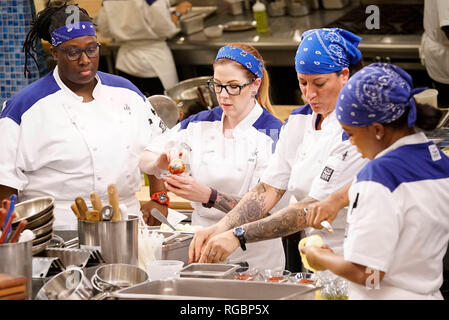 HELL'S KITCHEN, from left: contestants Syann Williams, Kori Sutton, 'A ...