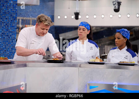 HELL'S KITCHEN, from left: contestants Syann Williams, Kori Sutton, 'A ...