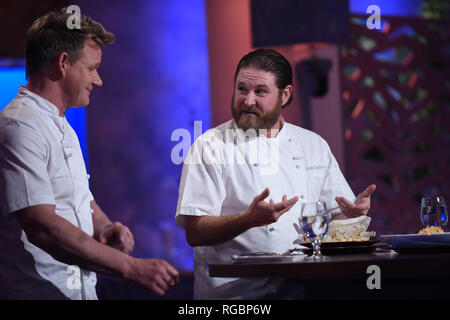 HELL'S KITCHEN, (from left): chef Gordon Ramsay, contestants Kimberly ...