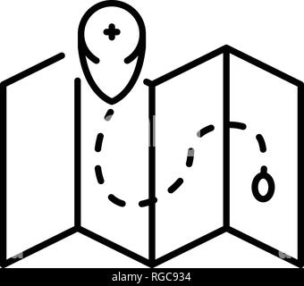 Map mark with a drone. Symbol. Vector illustration Stock Vector Image ...