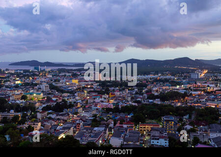 View on Phuket island from the hill Stock Photo - Alamy