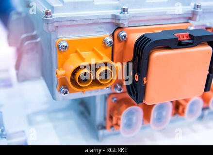 Powerful high-voltage electrical connector,The connector is installed ...