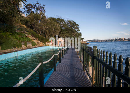 Maccallum Seawater Pool, Cremorne Point, Sydney, NSW, Australia Stock ...