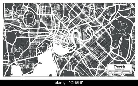 Urban vector city map of Perth, Scotland Stock Vector Image & Art - Alamy