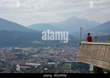 Austria, Tyrol, Innsbruck, Hungerburgbahn funicular station designed by ...