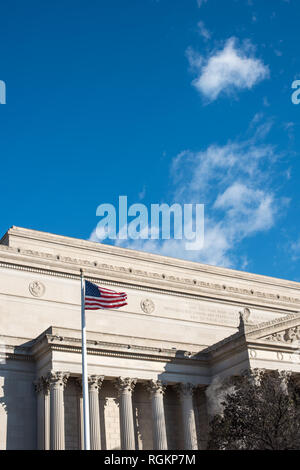 US Navy Memorial and National Archives building - Washington, DC USA ...