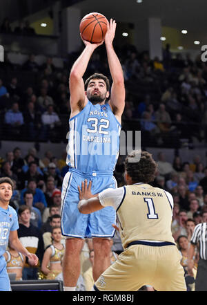 North Carolina forward Luke Maye (32) during the NCAA College ...