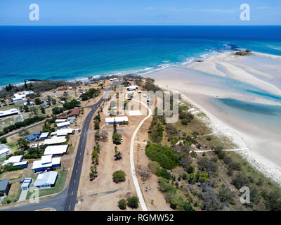 Aerial of Elliott Heads Queensland Australia Stock Photo - Alamy