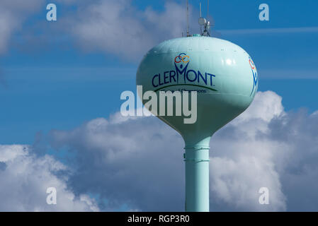 Water tower in Clermont, Florida. (USA Stock Photo - Alamy
