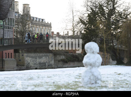 CAMBRIDGE - SNOWFALL Stock Photo - Alamy