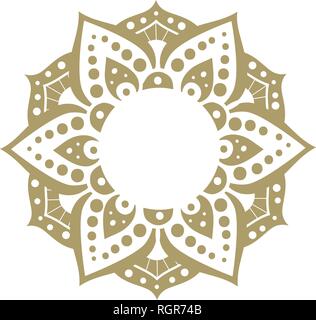 flower of life, gold spiritual mandala, Sacred Geometry. Bright golden ...