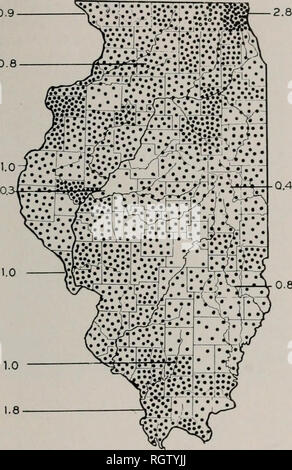 Map of Mason in Illinois Stock Photo - Alamy
