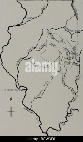 Map of Vermilion in Illinois Stock Photo - Alamy