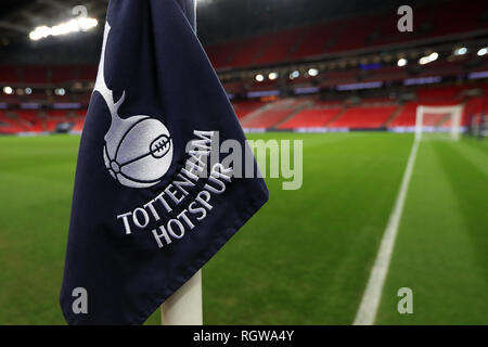 A view of the corner flag before the Premier League match at the City ...