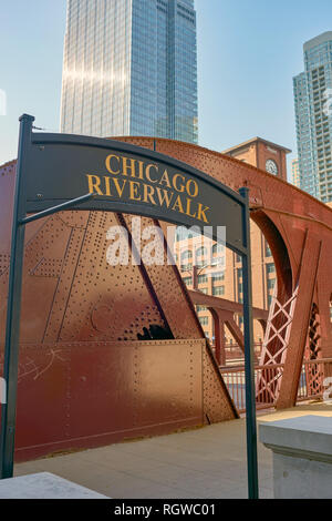 CHICAGO, USA - CIRCA APRIL, 2016: Chicago urban landscape at daytime ...