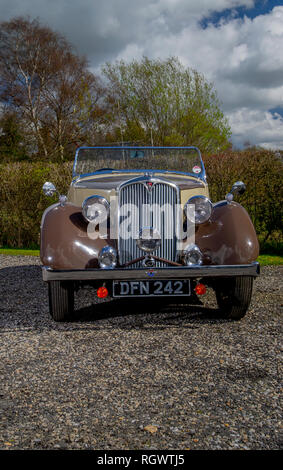 1936 Rover 10 Tourer P2 classic British pre war open top car Stock ...