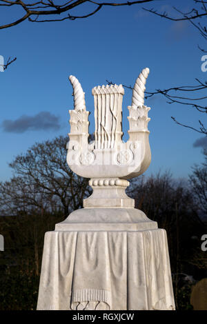 The grave and memorial to Dr Joseph Parry, composer. 1841-1903. St ...