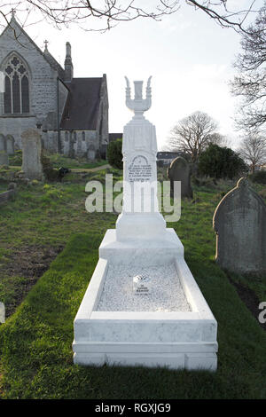 The grave and memorial to Dr Joseph Parry, composer. 1841-1903. St ...