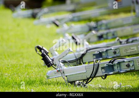 Many Car Trailer Hooks Stock Photo - Alamy