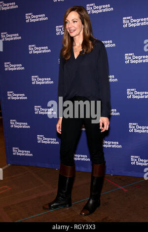 Allison Janney, a cast member in "Bad Words," poses at the premiere of ...