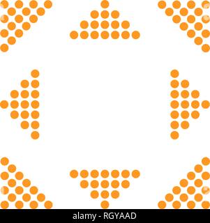 Cursor pattern vector orange Stock Vector Image & Art - Alamy