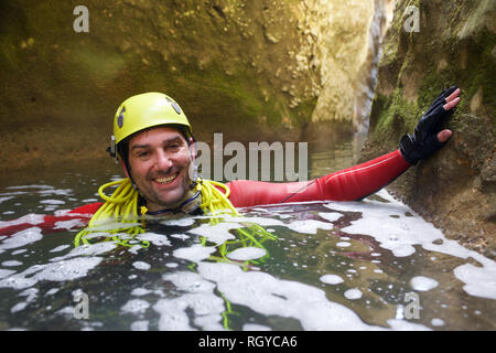 Canyoning in Gorgonchon Canyon, Guara Mountains, Huesca Province ...