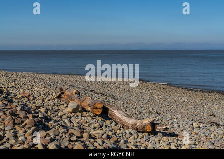 Lilstock Beach in Somerset, England, UK - looking over the Bristol ...