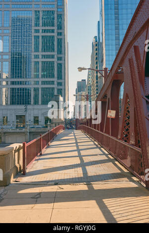 CHICAGO, USA - CIRCA APRIL, 2016: Chicago urban landscape at daytime ...