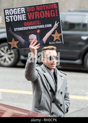 President Donald Trump supporter Robert Morss, who participated in the ...