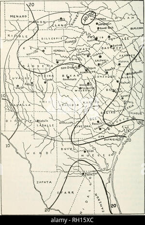 Map of Edwards in Texas Stock Photo - Alamy
