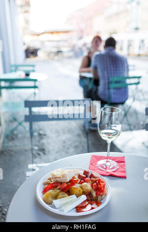 Aperitivo in Navigli area, Milan, Italy Stock Photo - Alamy