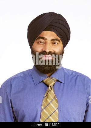 Punjabi businessman portrait outdoors - Hindi man wearing formal ...