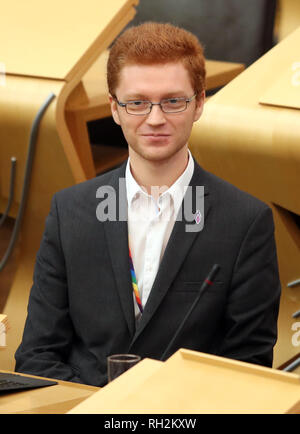 Scottish Green Party's Ross Greer MSP at the 2023 Scottish Green Party ...