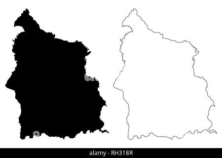 Sisaket Province (Kingdom of Thailand, Siam, Provinces of Thailand) map ...