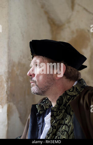 Historic interpretation of John Paston III, by actor Ian Pycroft, at ...